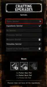 Red Dead Redemption 2: How to Upgrade Tonics Satchel